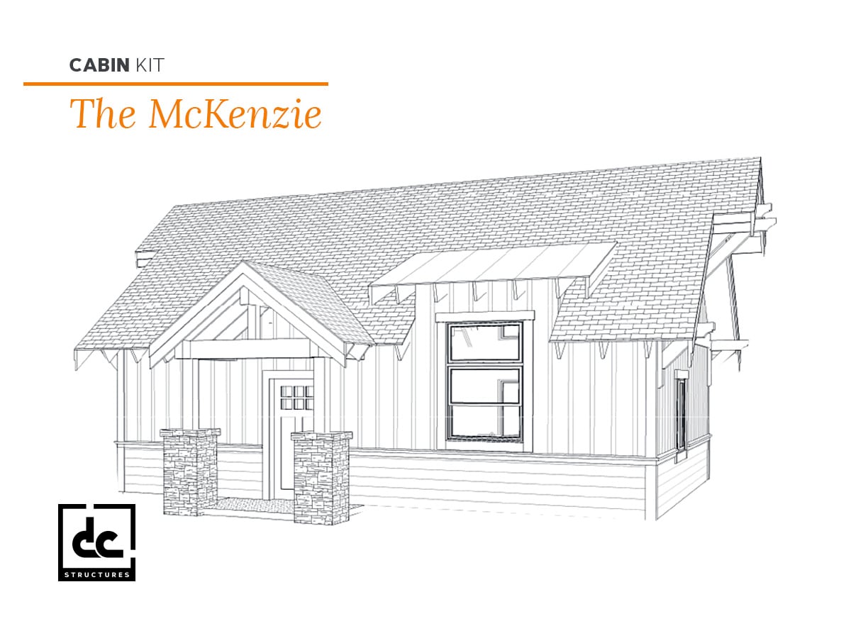 Cabin Kits - Post & Beam Wood Cabin Designs - DC Structures