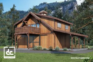 Small Barn Home Kits: Houses and Cabins Under 1,000 sq. ft. - DC Structures