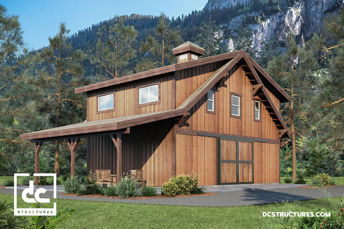 Small Barn Home Kits: Houses and Cabins Under 1,000 sq. ft. - DC Structures