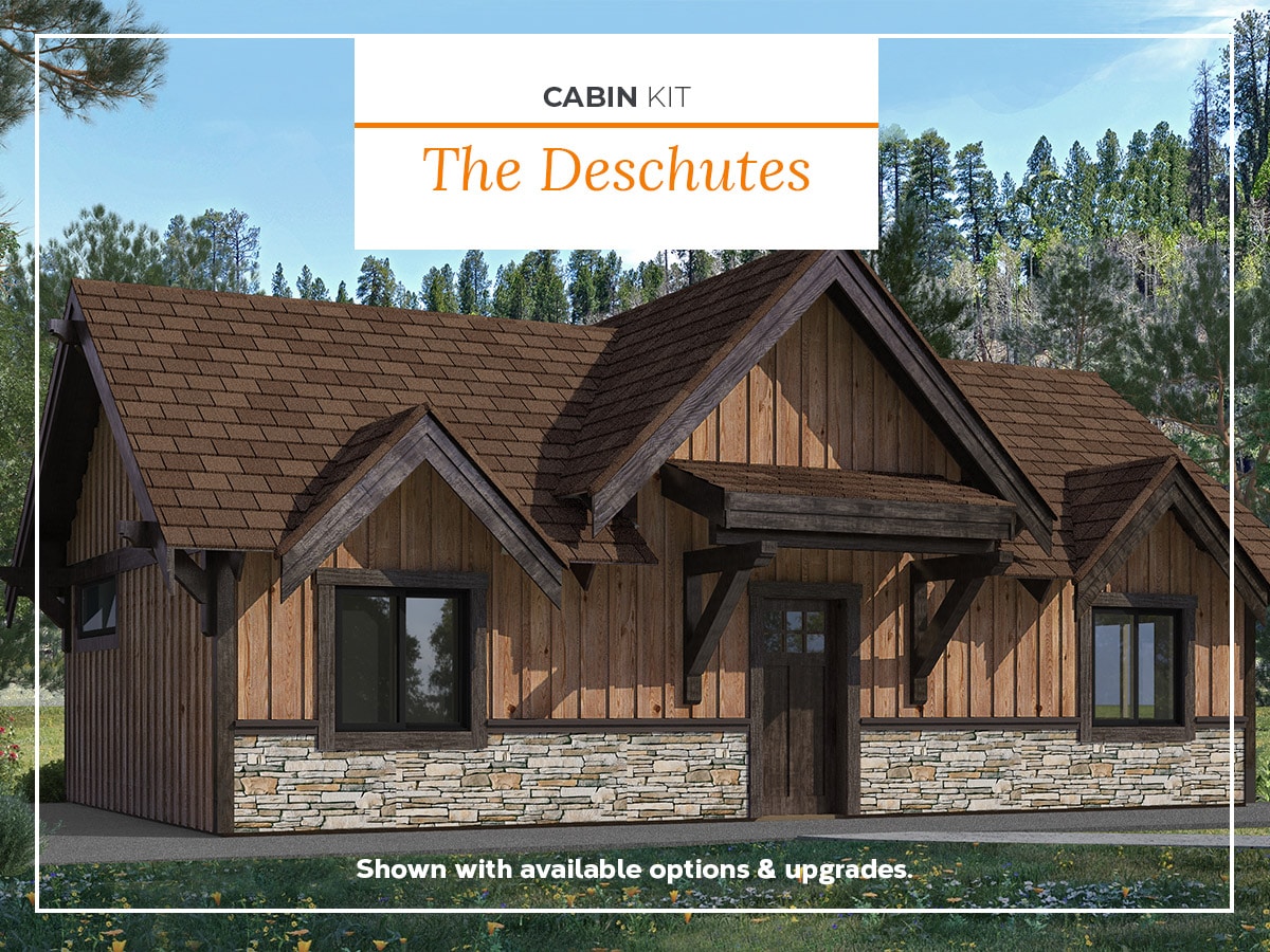Cabin Kits - Post & Beam Wood Cabin Designs - DC Structures