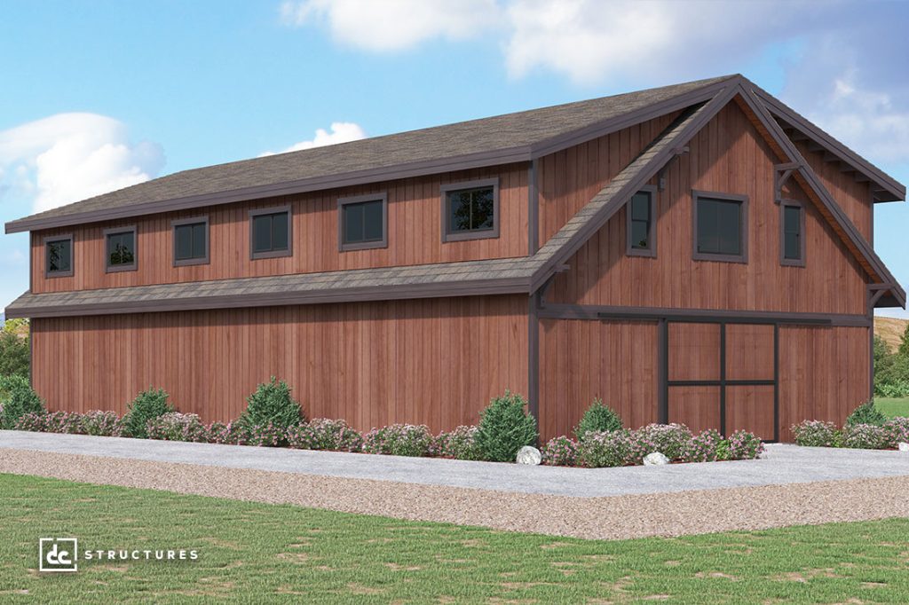 Pineridge Apartment Barn Kit - Wood Barn Home Kit - DC Structures