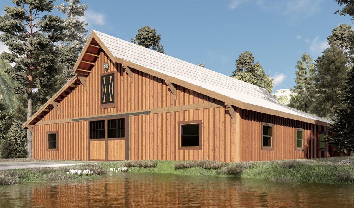 Barn Home Kits, Horse Barn Kits, & Arenas - DC Structures