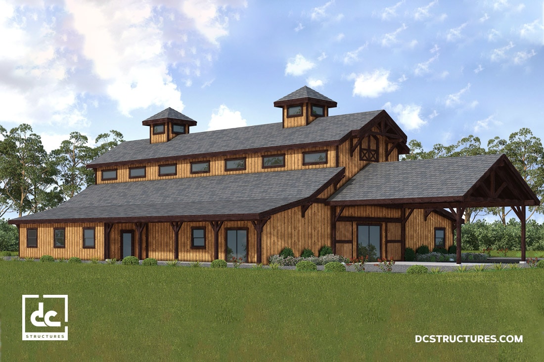 The Legacy Event Barn Kit - Large Wedding Barn Design - DC Structures