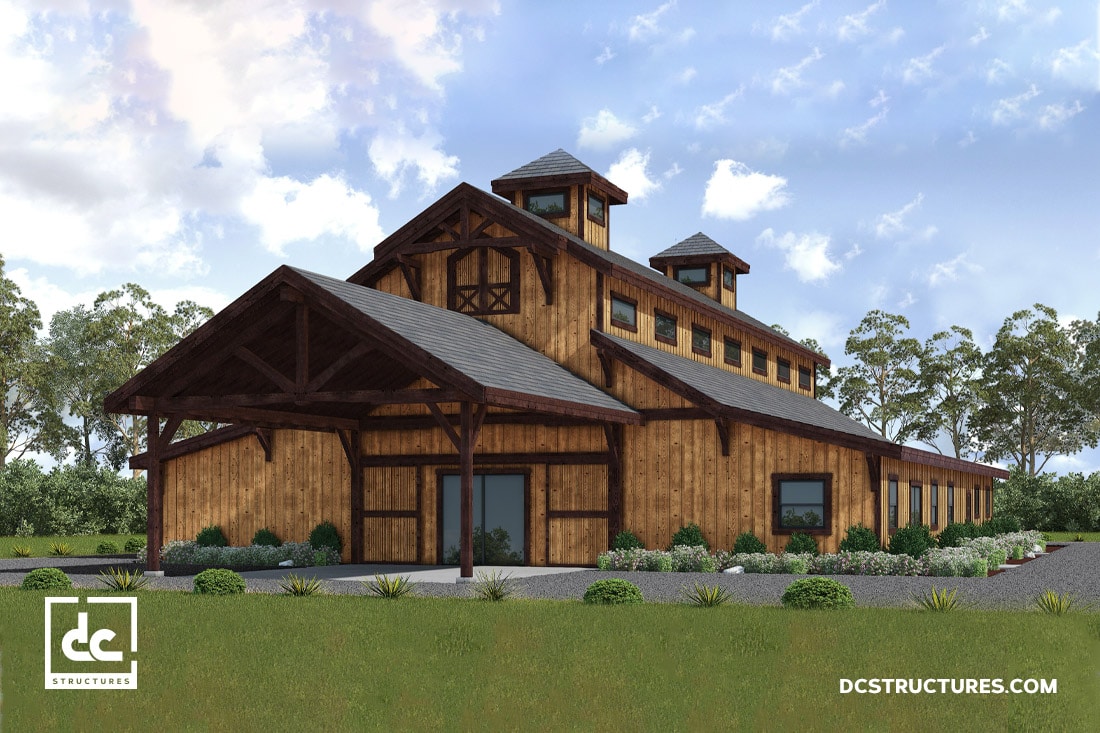 The Legacy Event Barn Kit - Large Wedding Barn Design - DC Structures