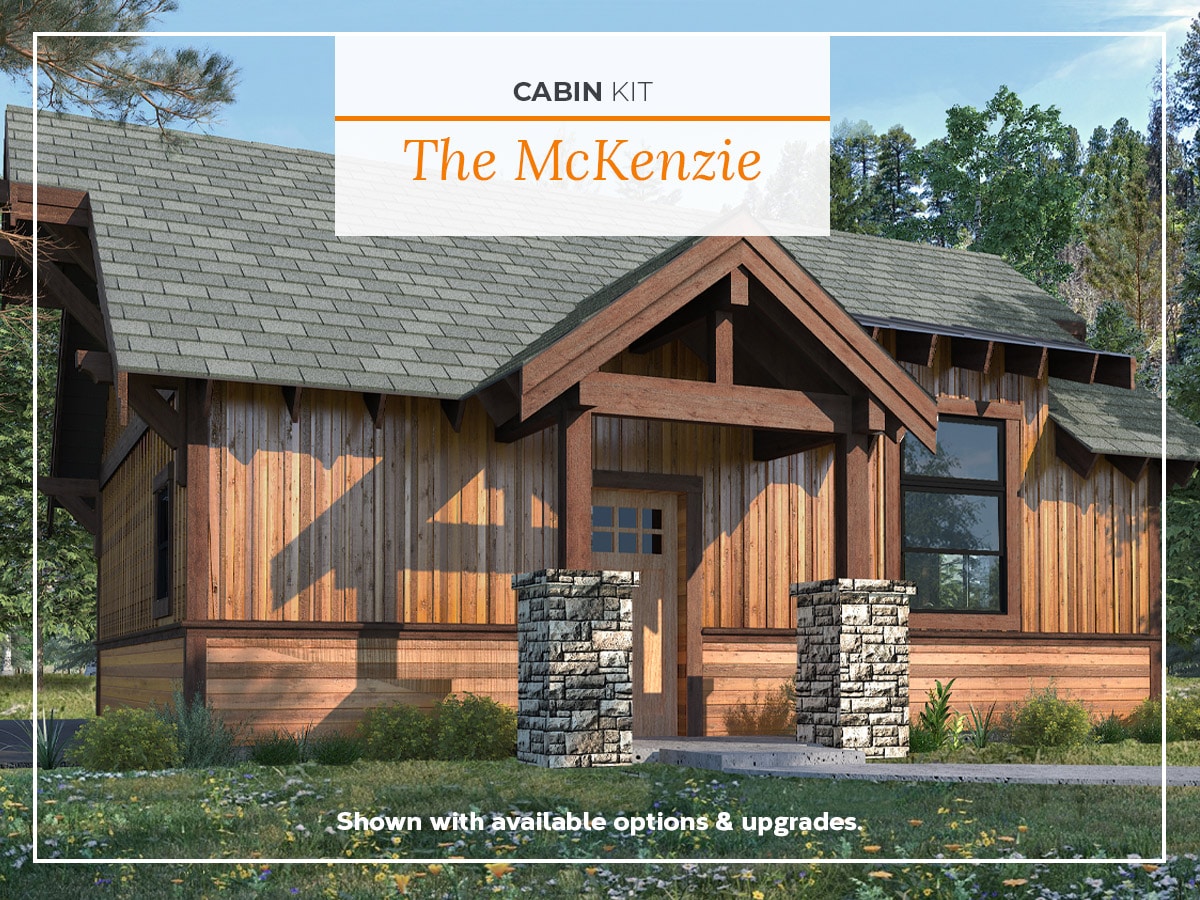 Cabin Kits - Post & Beam Wood Cabin Designs - DC Structures