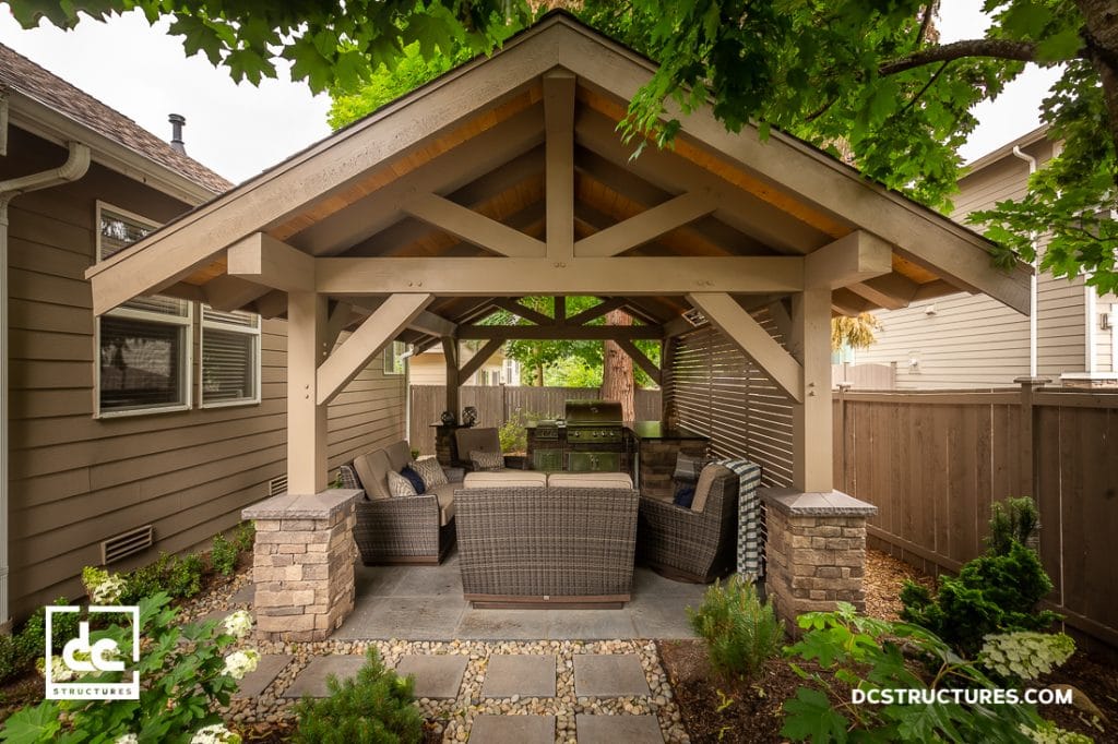 Timber Frame Pavilion Kits & Pergola Kits - DC Structures