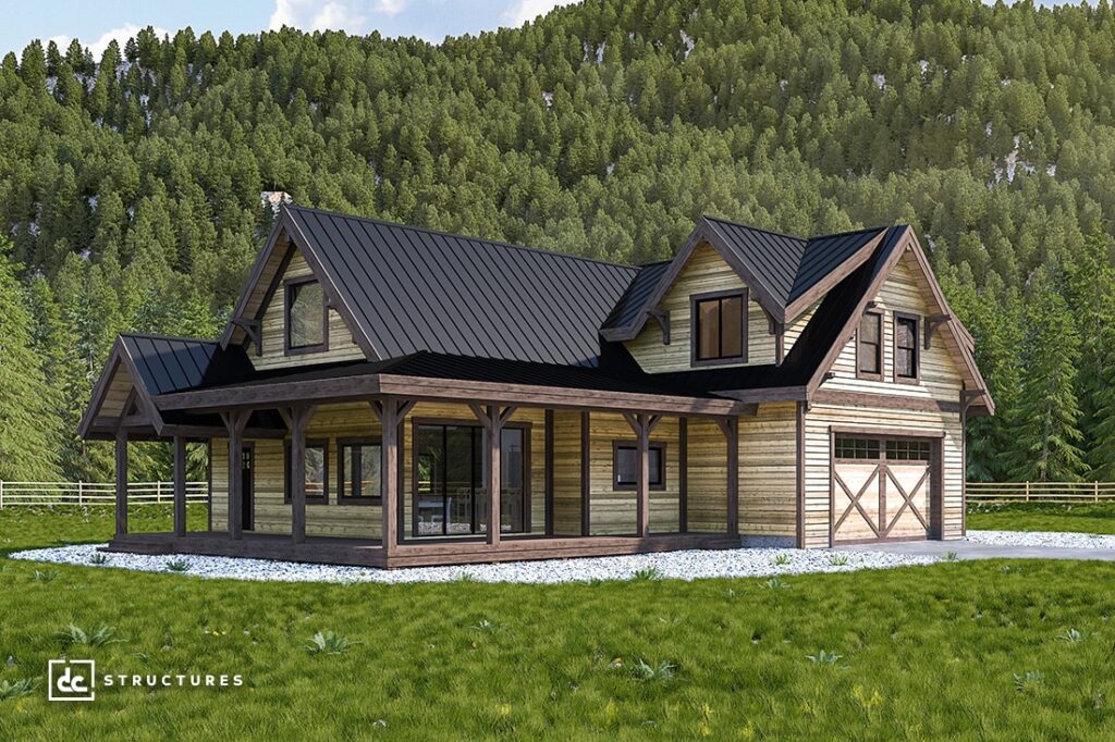 Introducing our New Line of Cabins with Garages - DC Structures