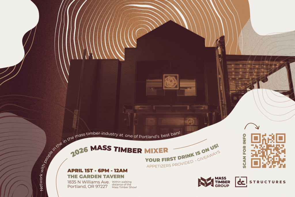 Mass Timber Mixer 2026 | Portland, Oregon